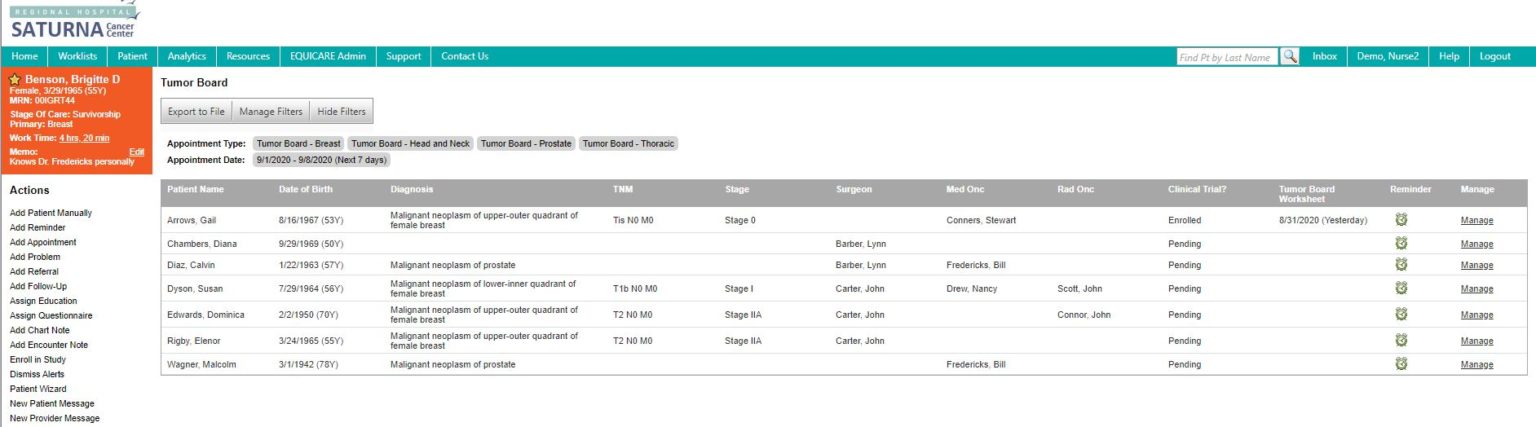Multidisciplinary Tumor Board | MDT Meetings | Equicare CS
